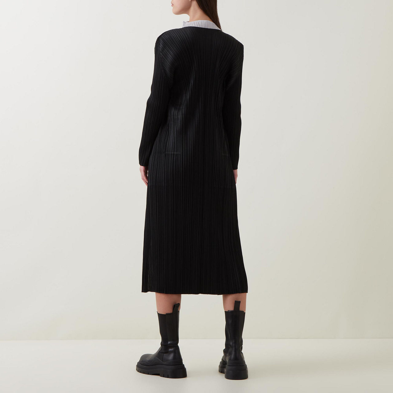PLEATS PLEASE ISSEY MIYAKE Basics Longline Cardigan