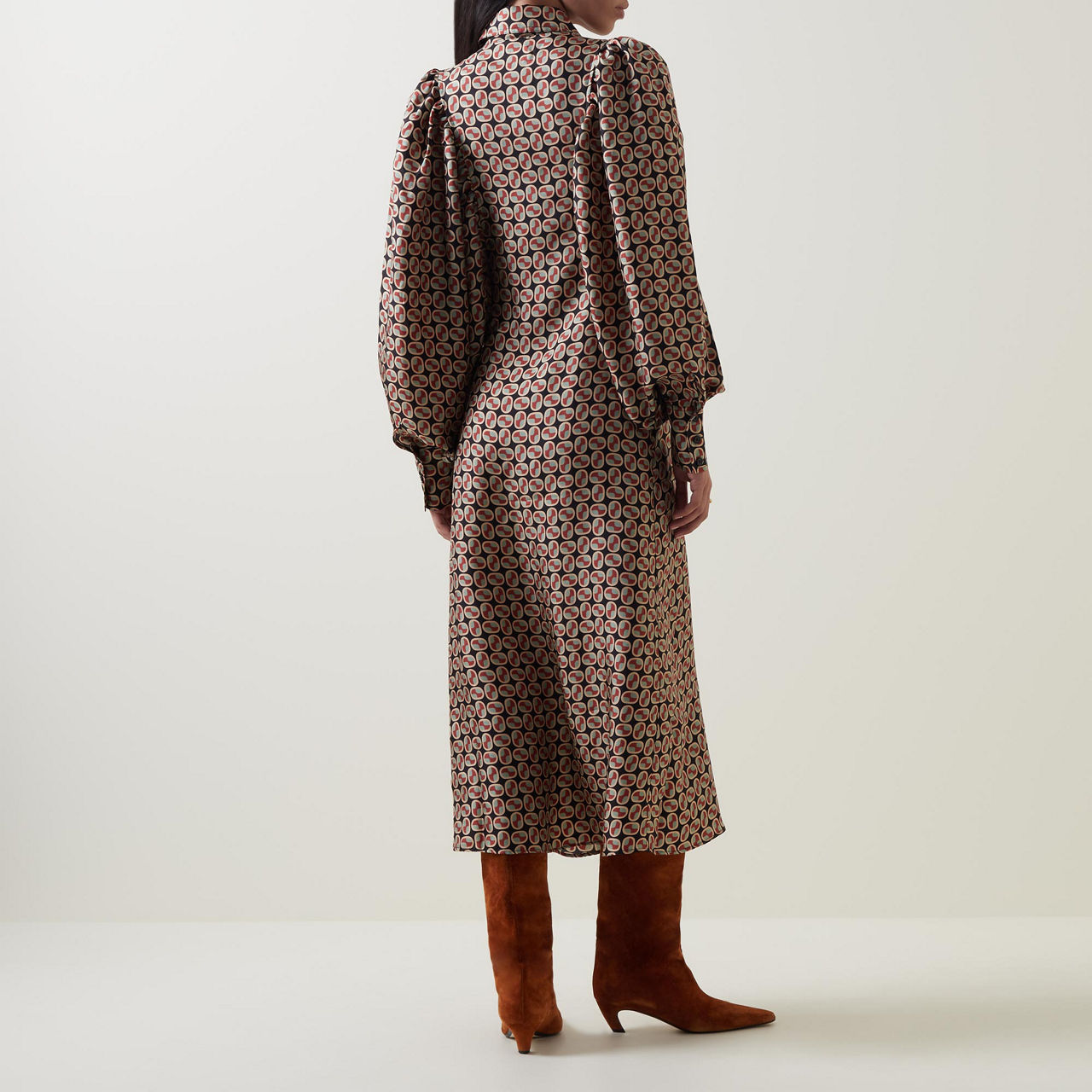 CO Printed Silk Dress