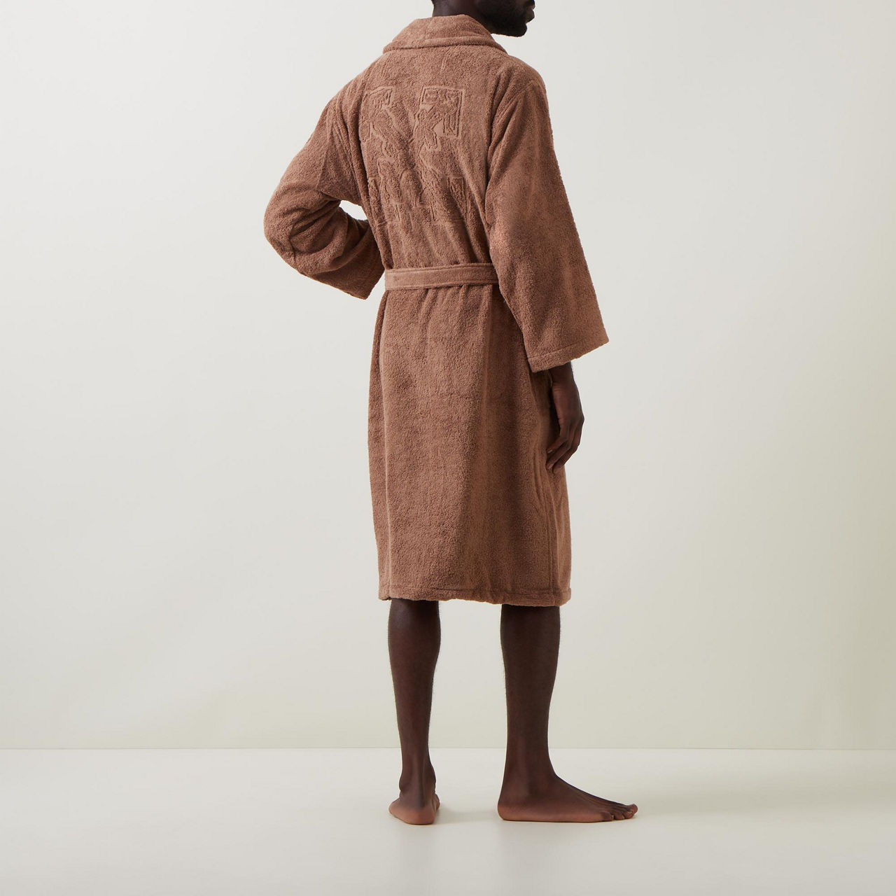 OFF-WHITE Leaves Logo Dressing Robe