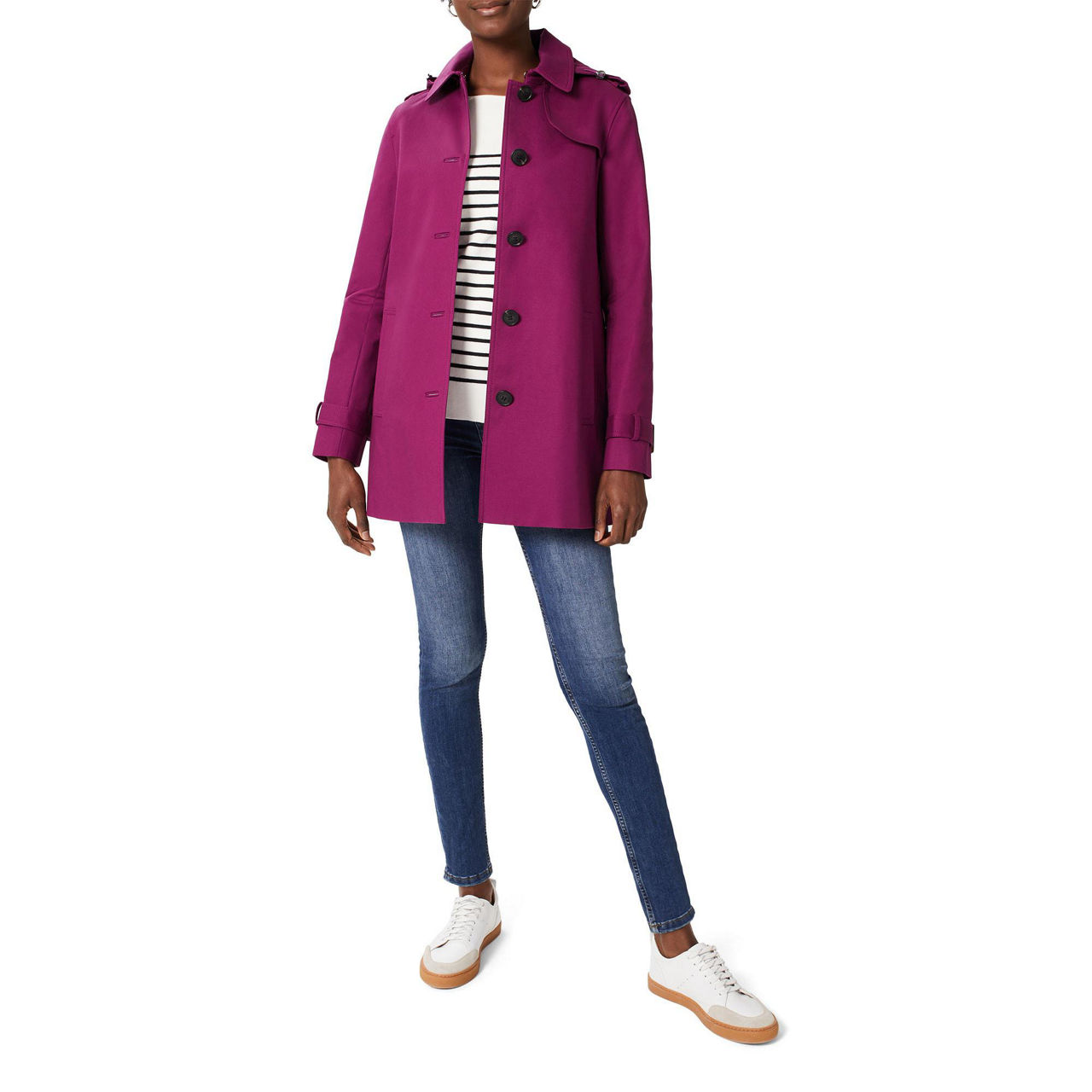HOBBS Chrissie Hooded Mac
