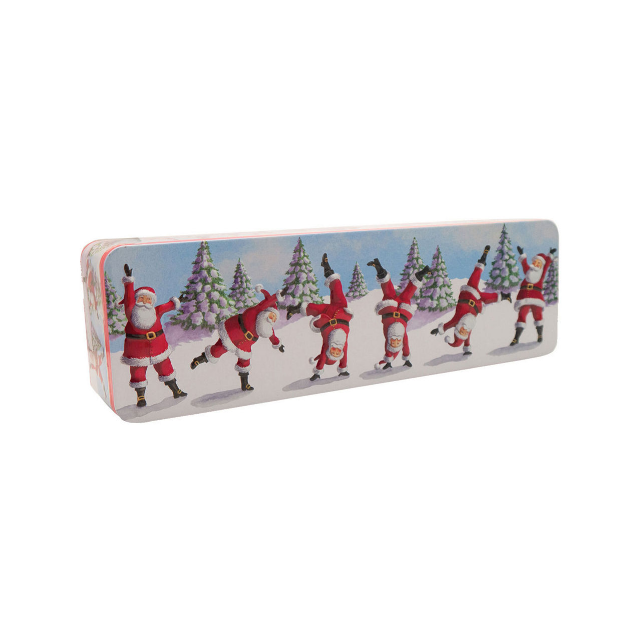 GRANDMA WILDS Embossed Dancing Santa Tin, 9 x 200g