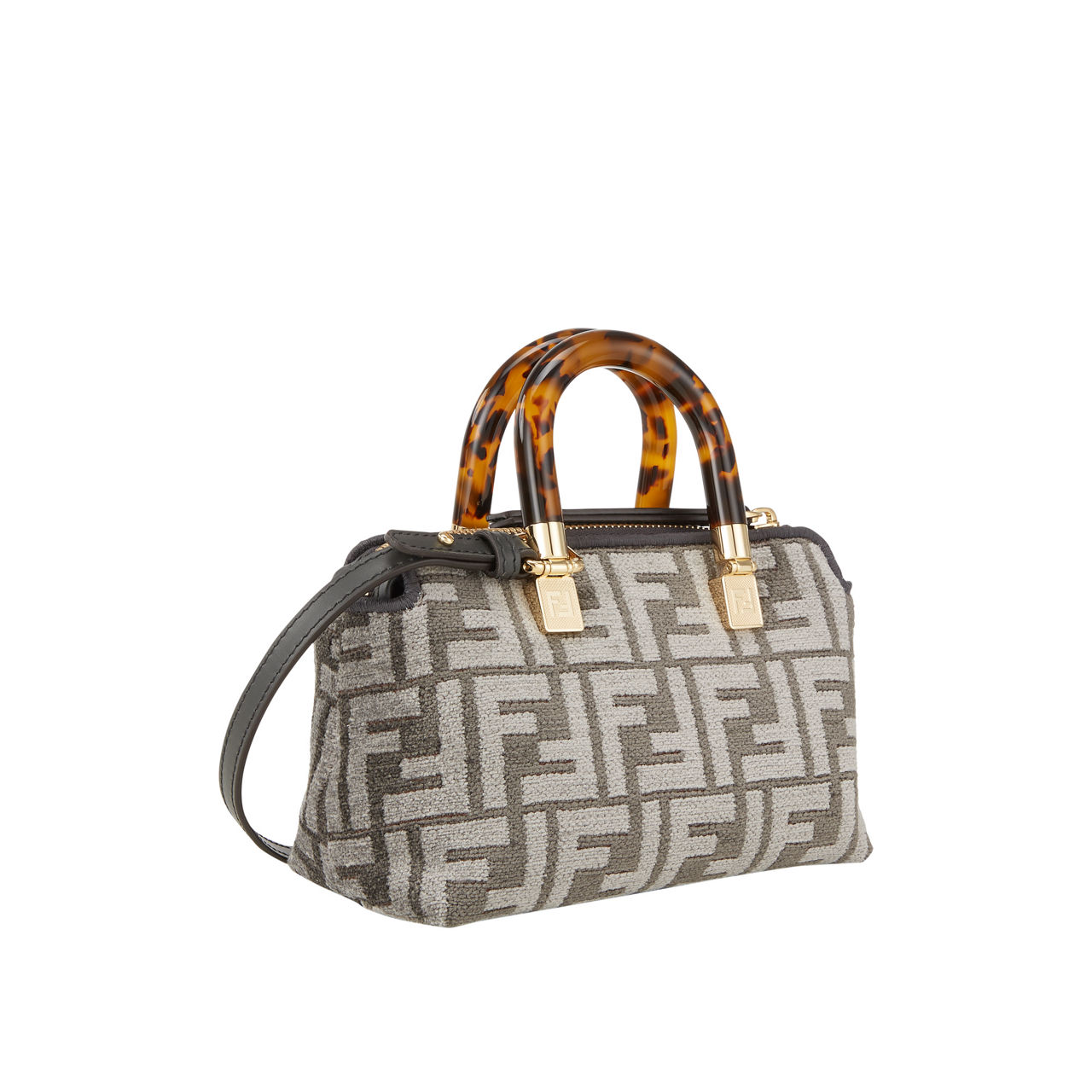 FENDI Tapestry Mini Top Handle Bag