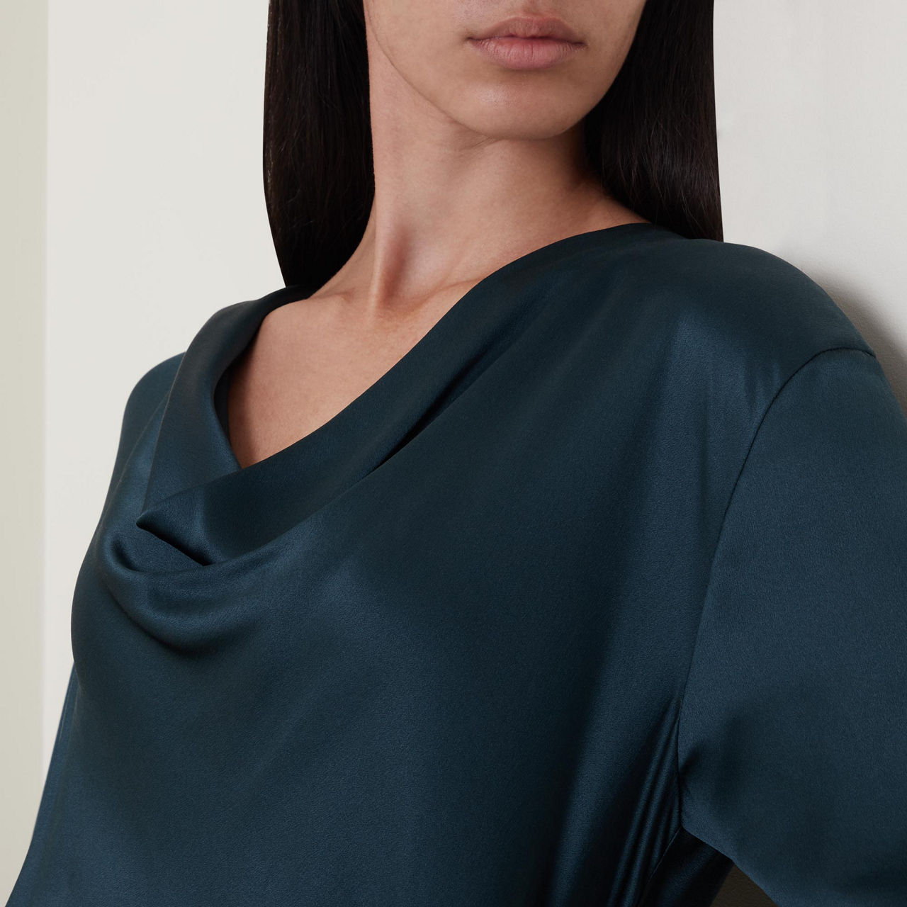VINCE Cowl Neck Blouse