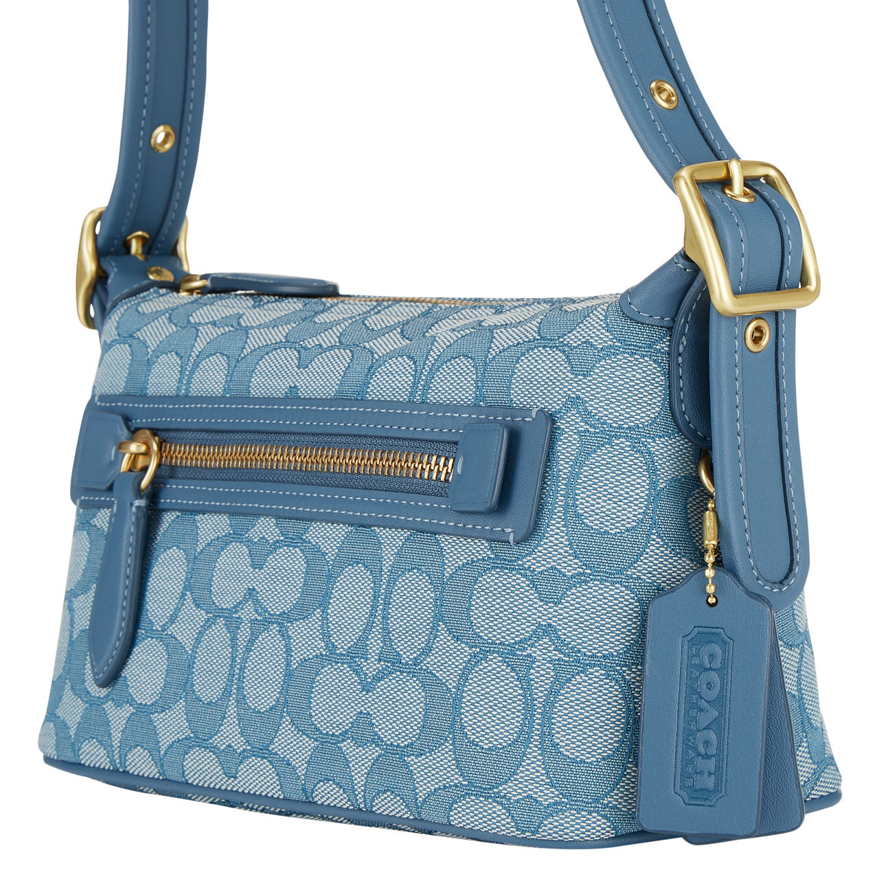 COACH Y2k Demi Logo Jacquard Shoulder Bag