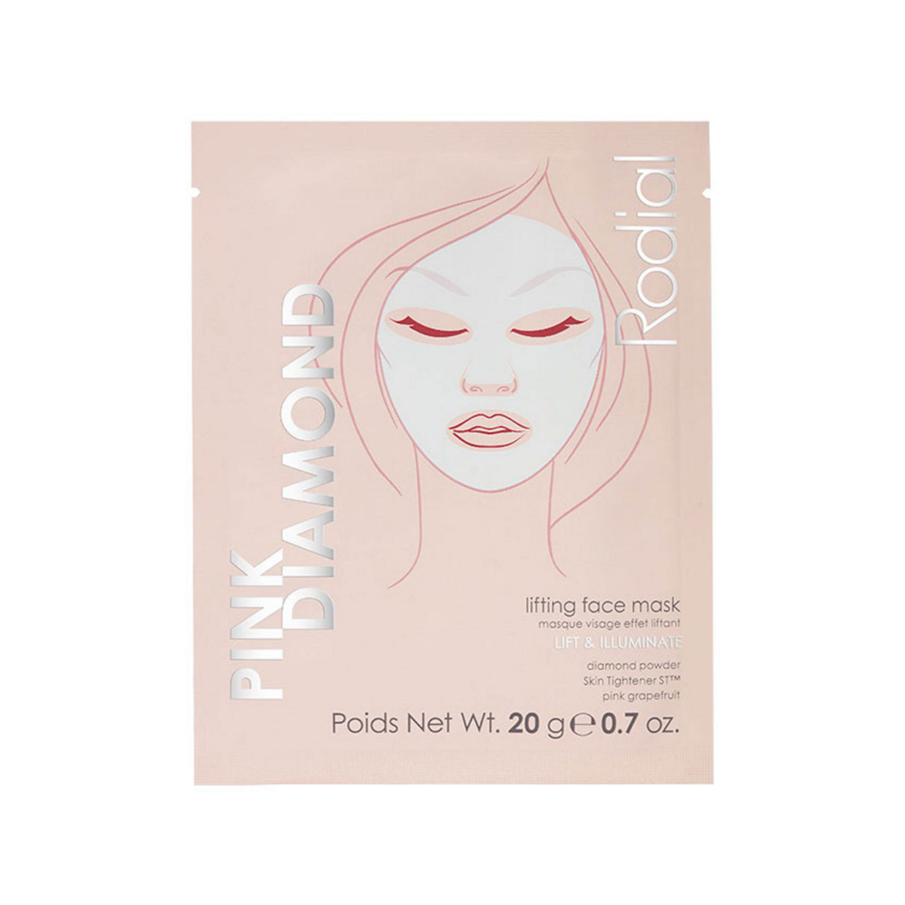RODIAL Pink Diamond Lifting Mask single