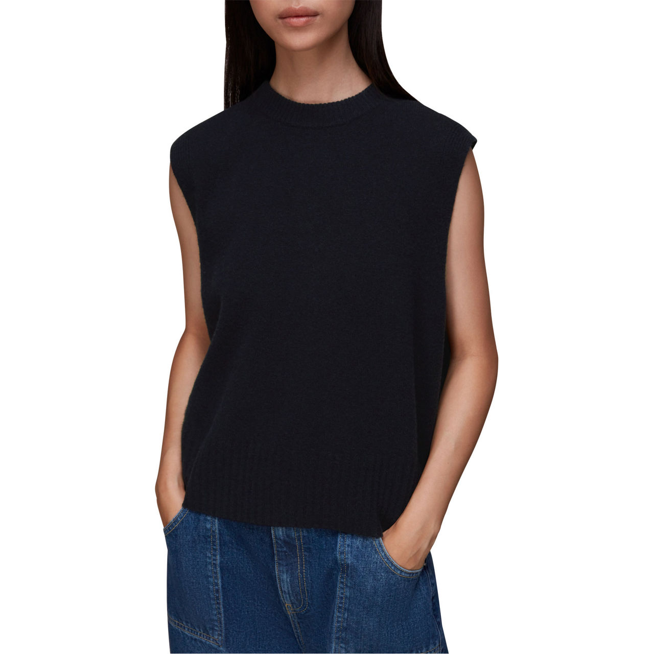 Sleeveless Knitted Vest