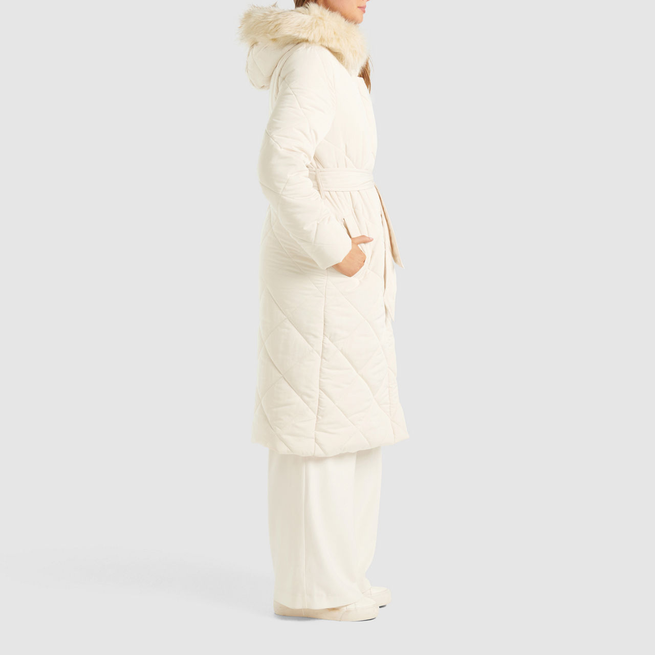 Tessa Quilted Longline Puffer Jacket