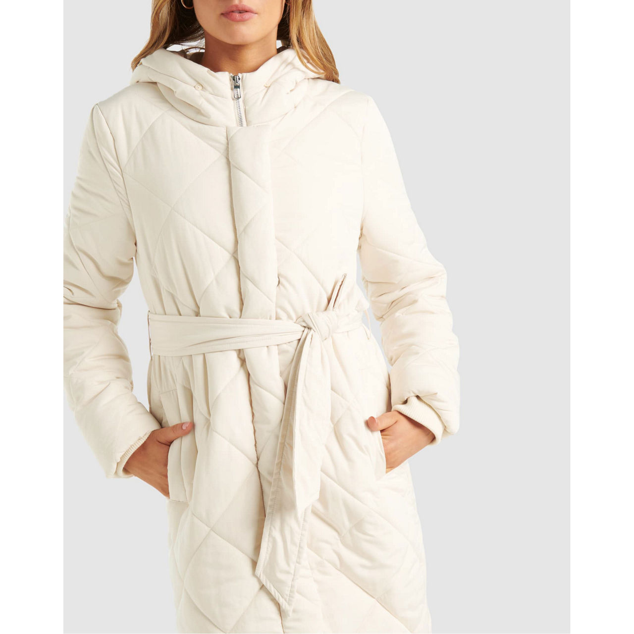 Tessa Quilted Longline Puffer Jacket