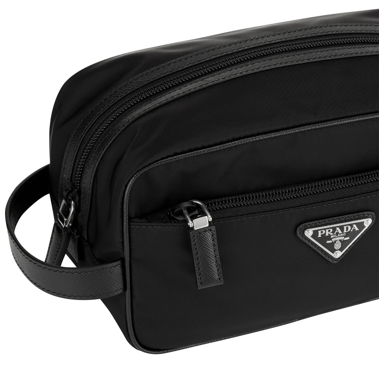 PRADA ReNylon Logo Toiletry Bag