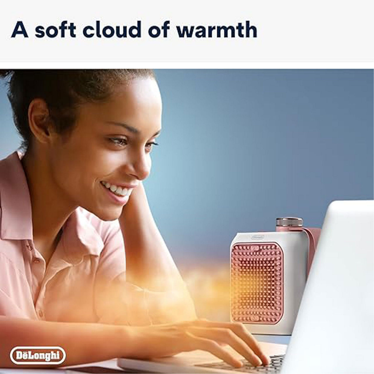 DE'LONGHI Capsule Desk Personal Ceramic Fan Heater