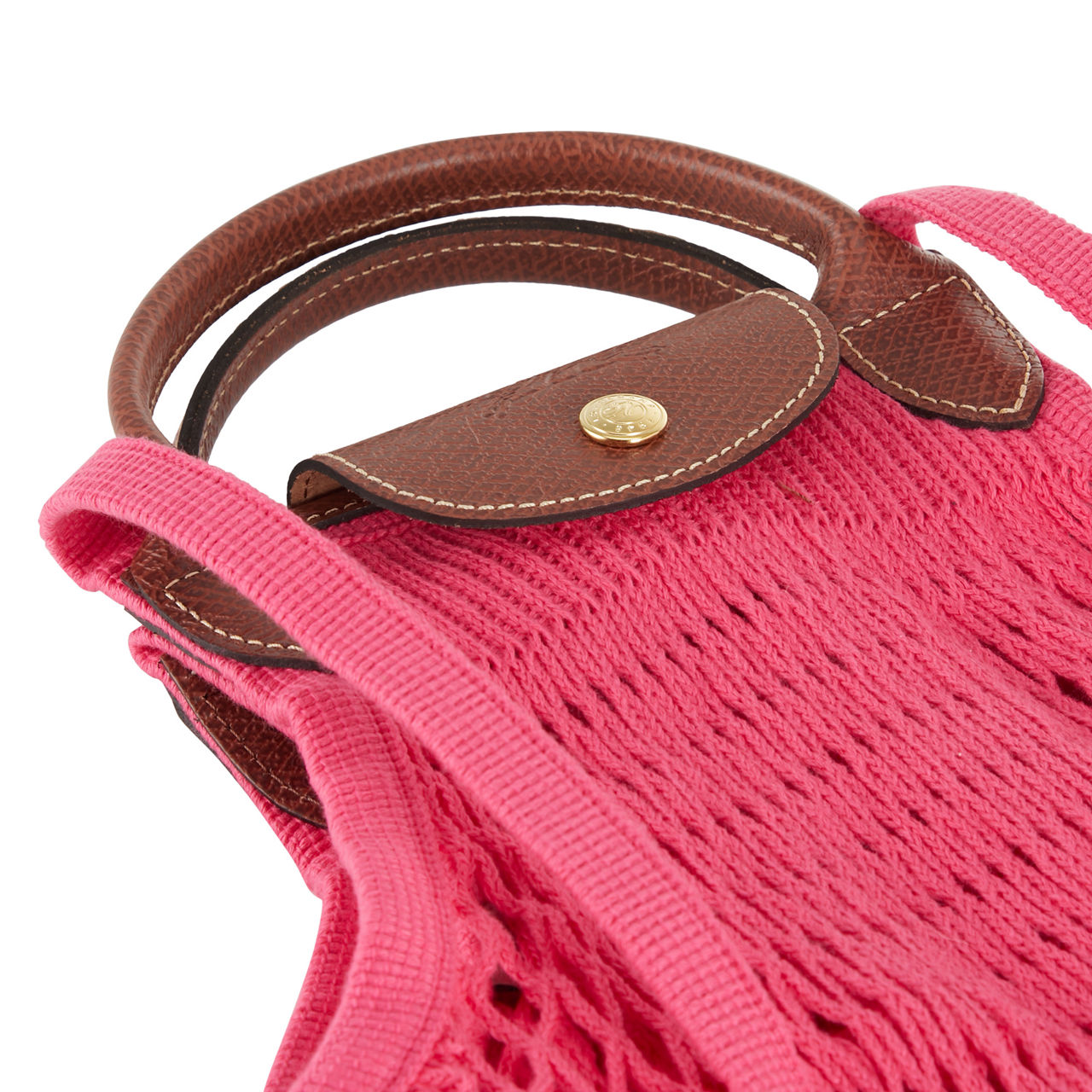 LONGCHAMP Le Pliage Filet Large Mesh Top Handle Bag