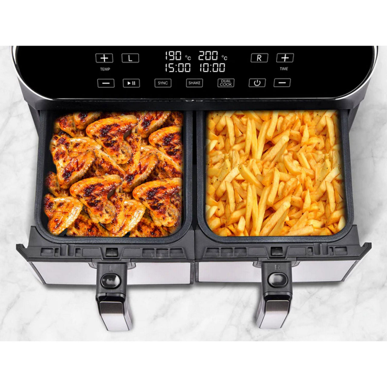 Two-Drawer 8L 1700W Air Fryer