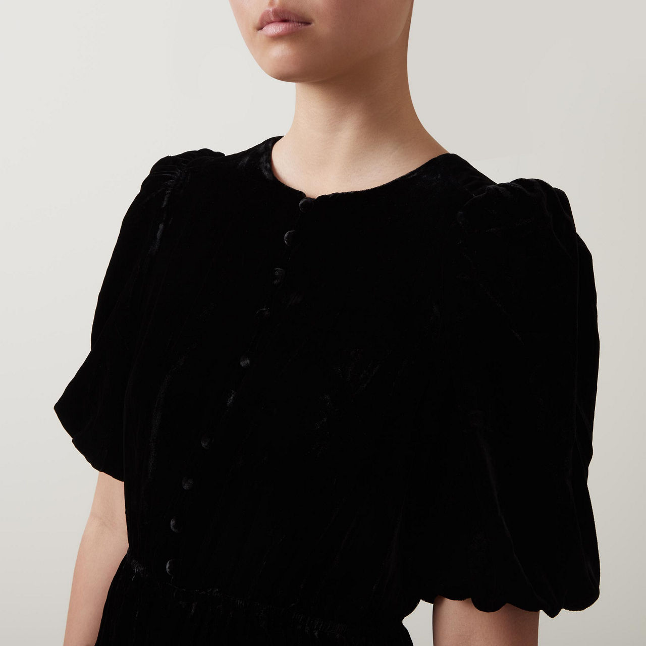 RHODE Georgia Velvet Mini Dress