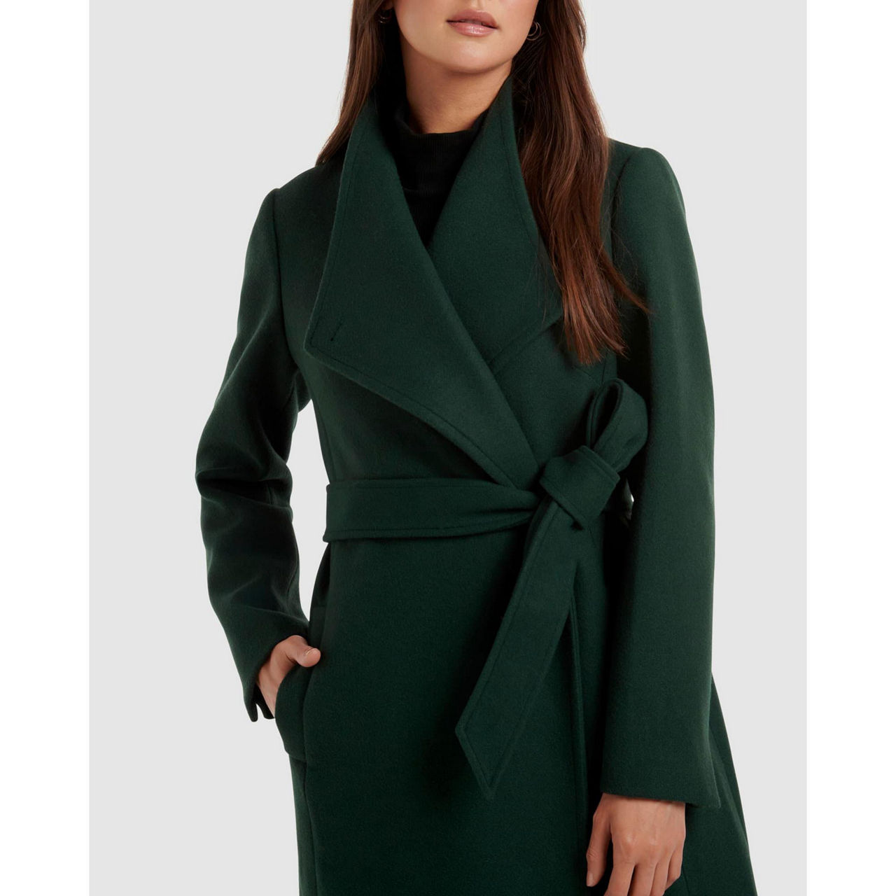 FOREVER NEW Katrina Petite Funnel Coat