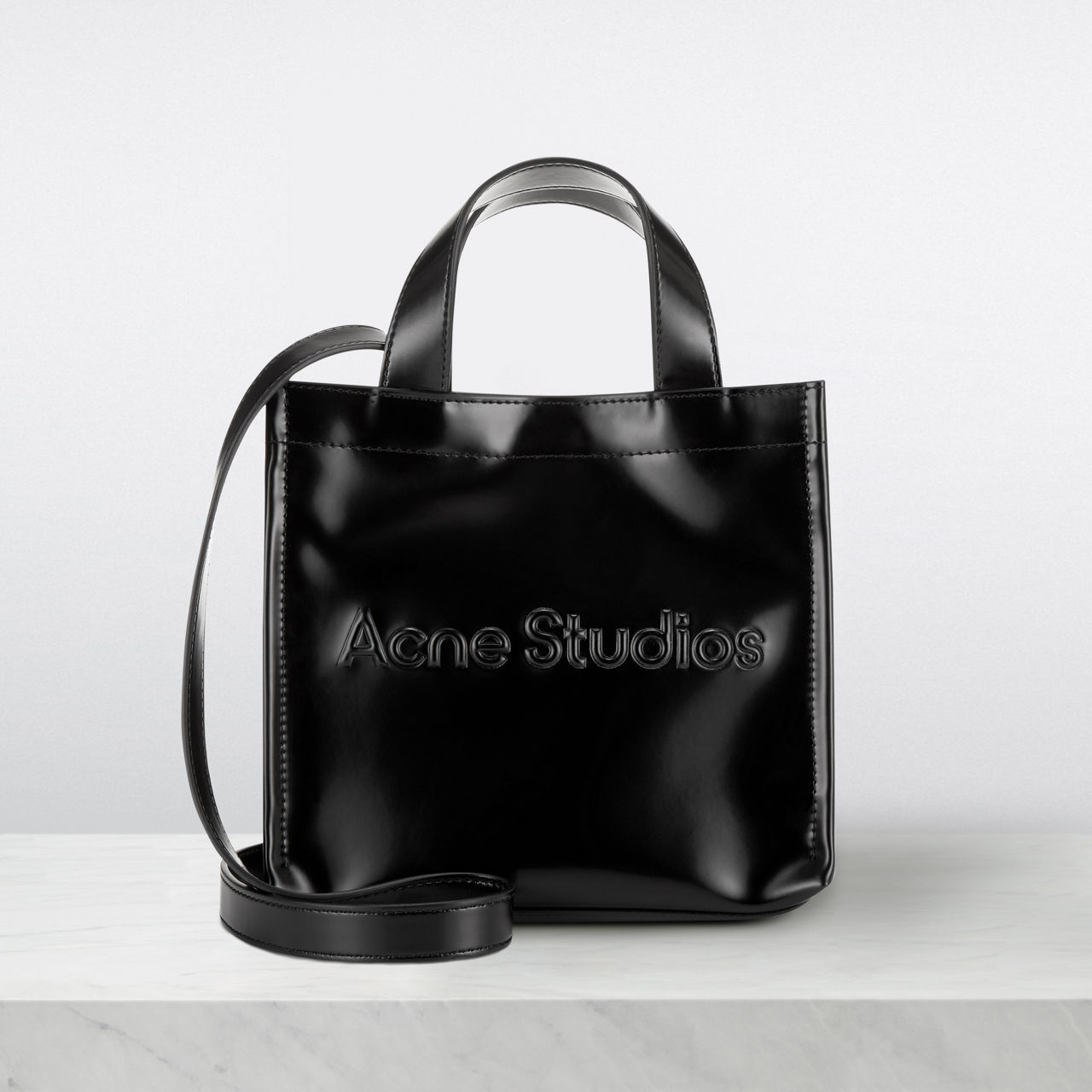 ACNE STUDIOS Logo Shopper Mini Tote
