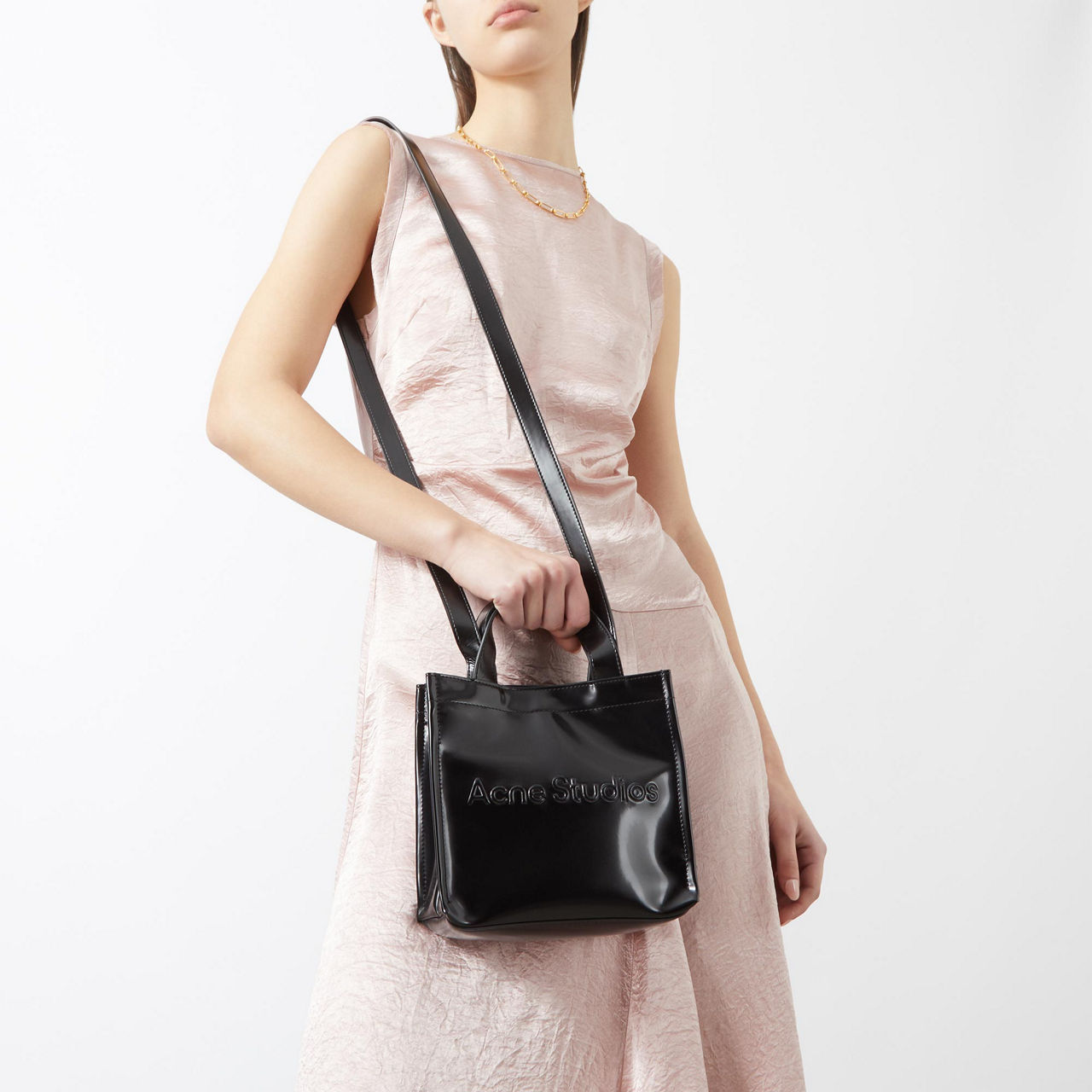 ACNE STUDIOS Logo Shopper Mini Tote