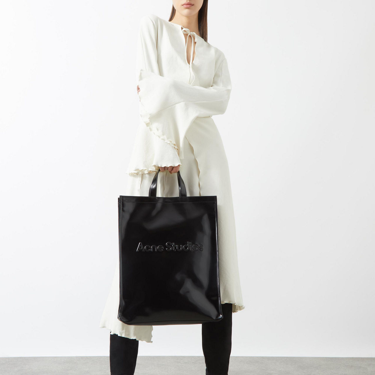ACNE STUDIOS Logo Shopper Tote