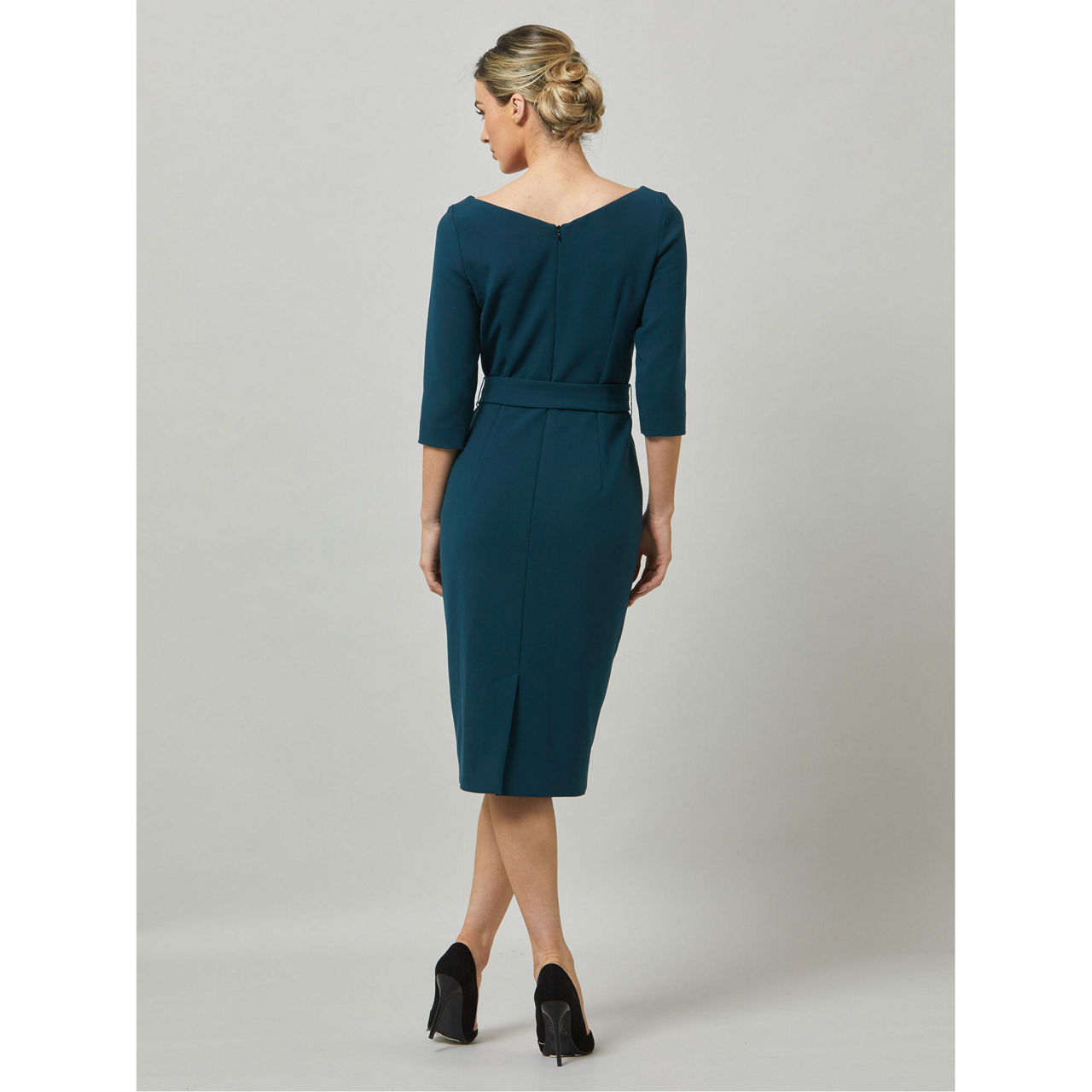 Clara Dark Jade Dress