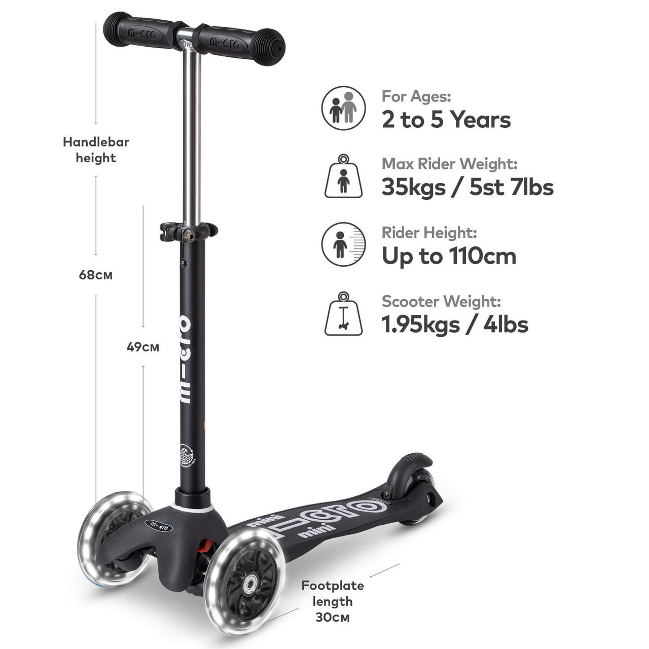 Kids Mini Micro Deluxe Scooter