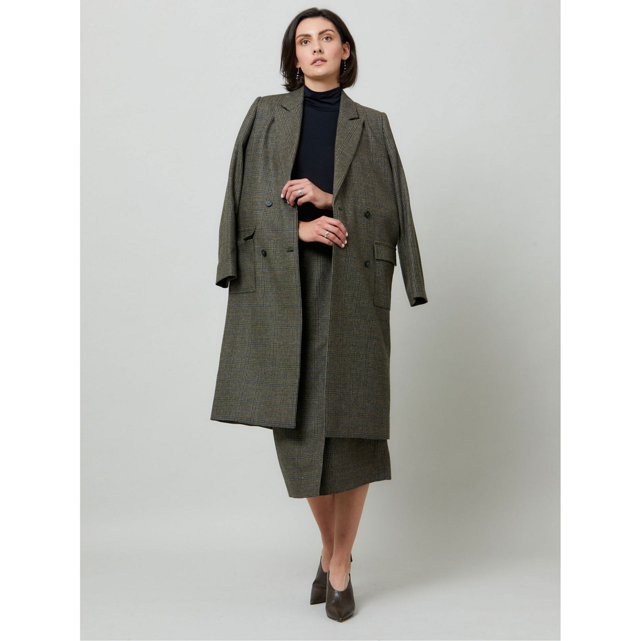 Victoria Magee tweed Check Coat