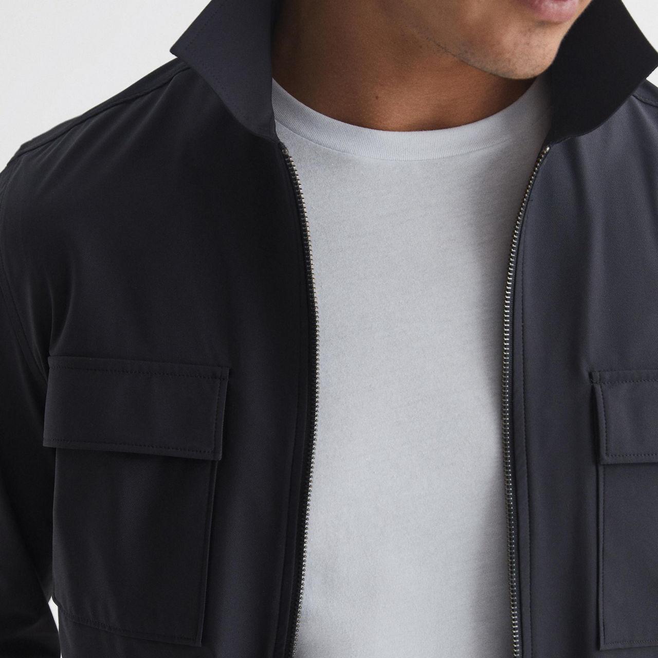 REISS Pump Technical Zip Jacket