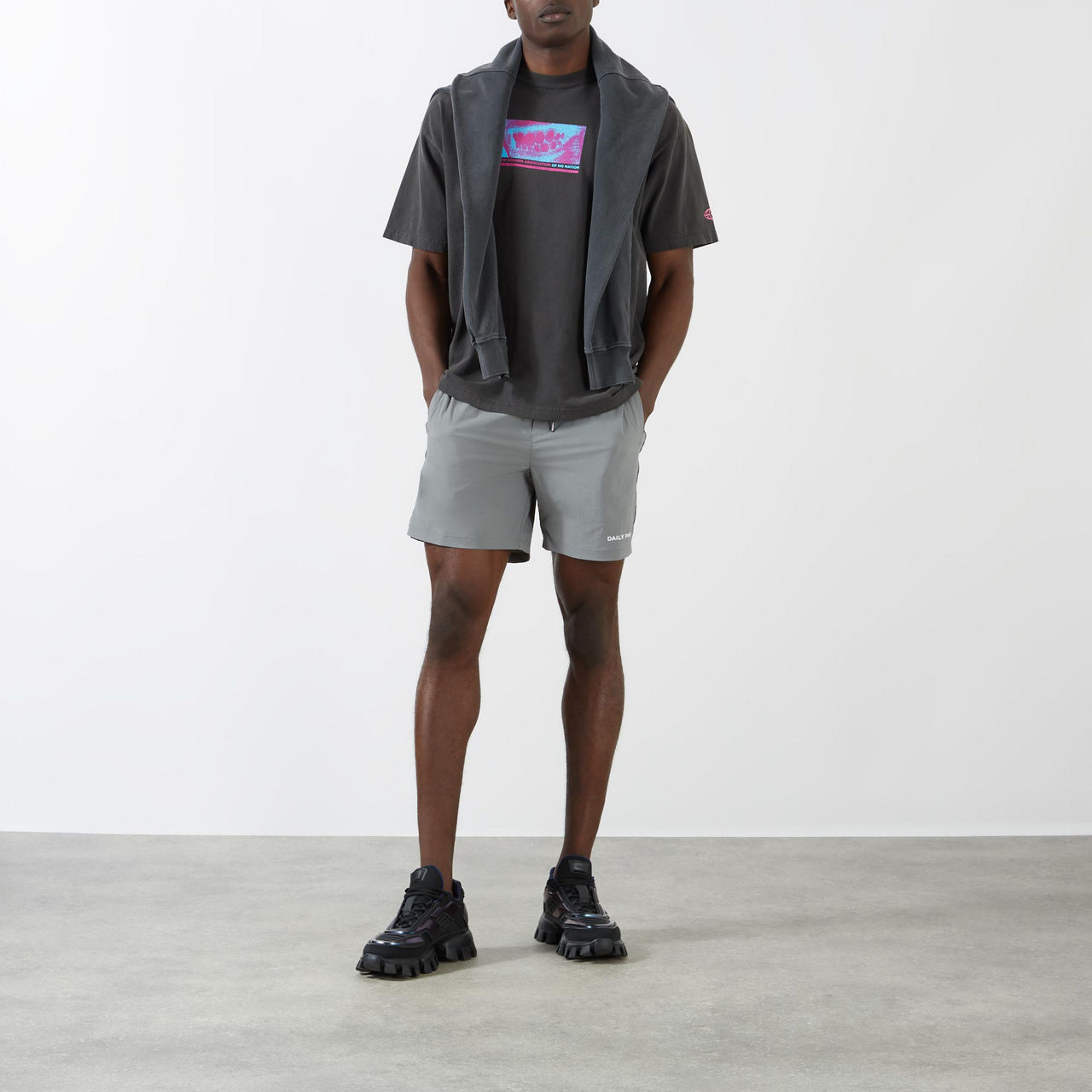 DAILY PAPER Mehani Logo Shorts