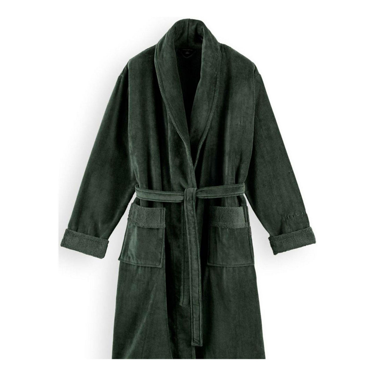 Super Smooth Cotton Bathrobe Women Moss Green