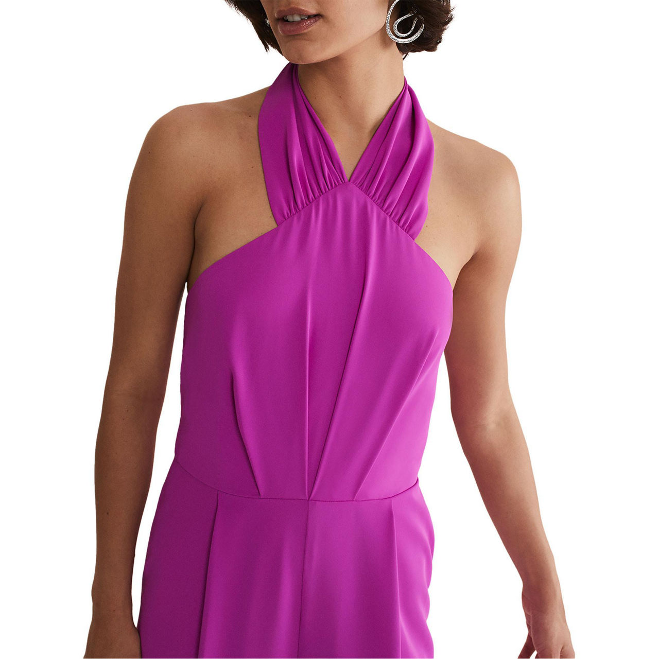 Phase Eight Simone Halter Neck Wide Leg Jumpsuit