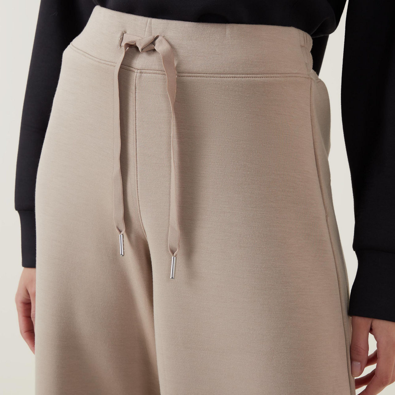 SPANX AirEssentials Cropped Wide Leg Sweat Bottoms