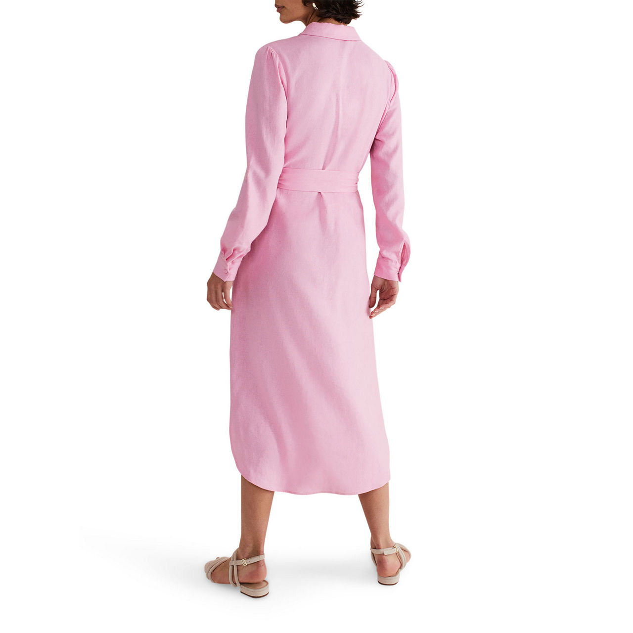 PHASE EIGHT Rosalina Linen Shirt Midi Dress
