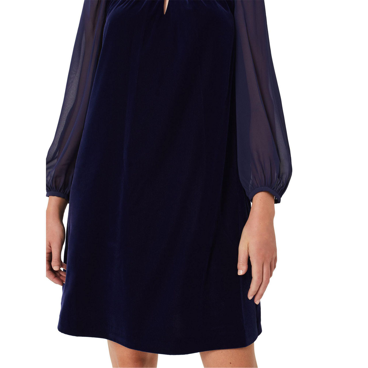 HOBBS Faye Velvet Mini Dress