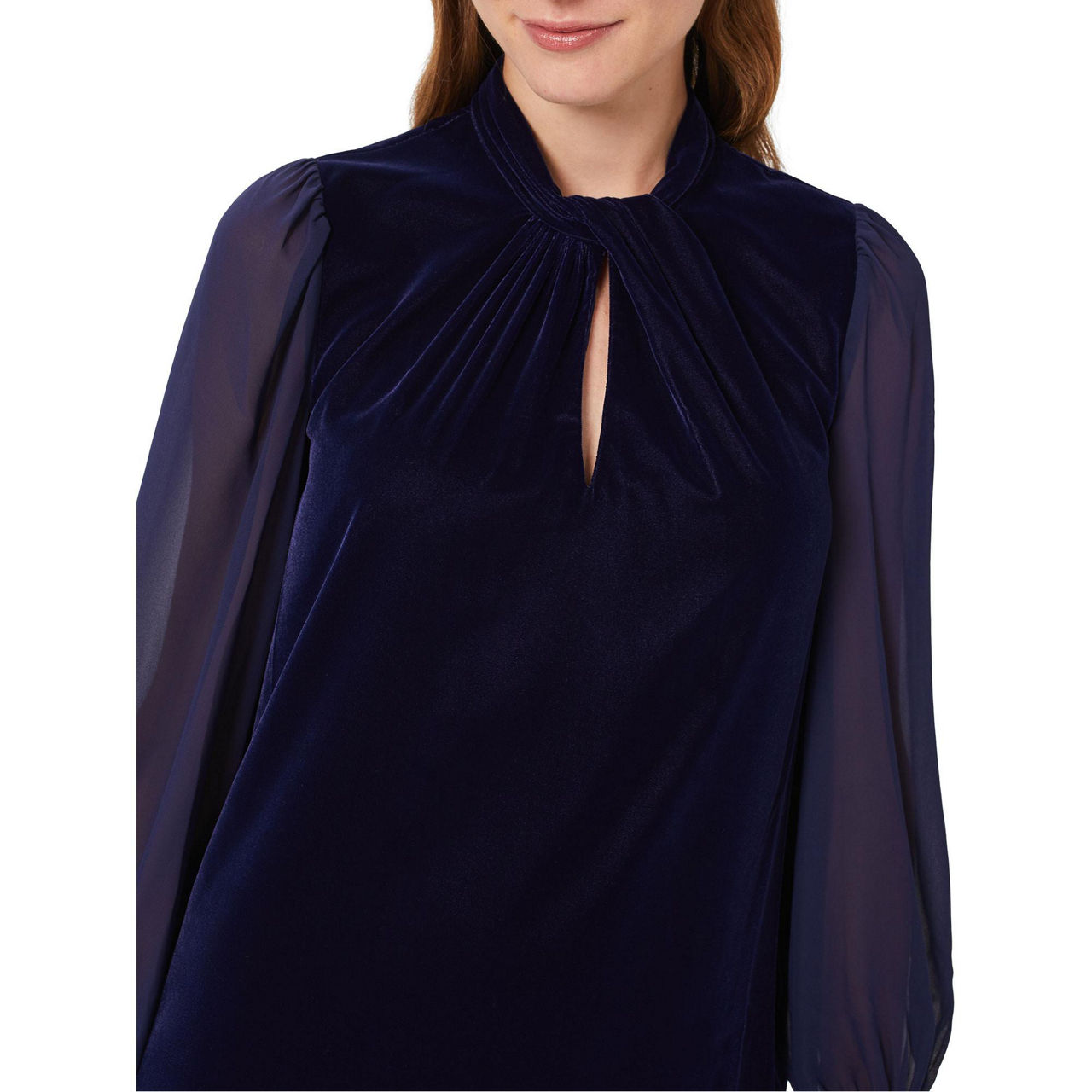 HOBBS Faye Velvet Mini Dress