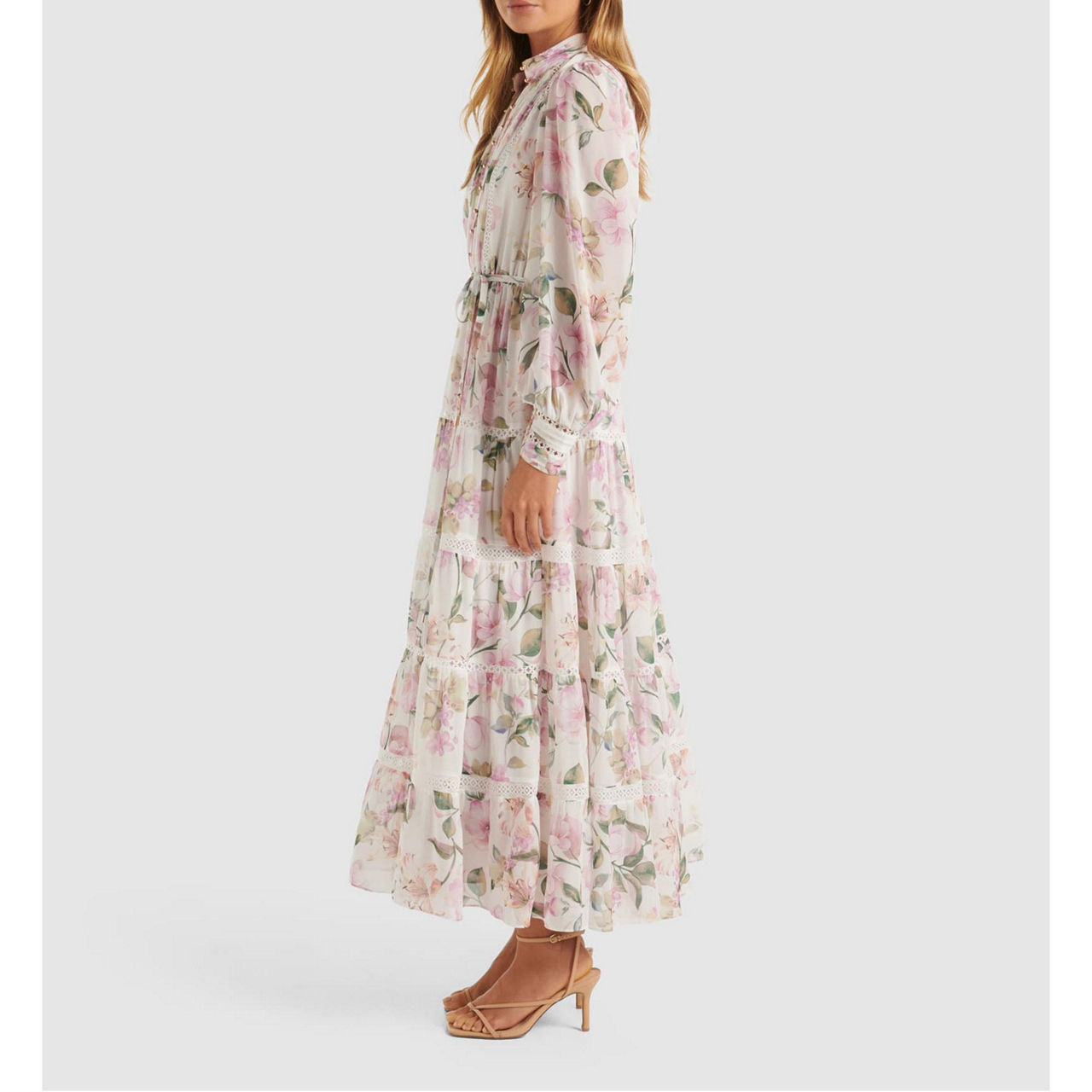 FOREVER NEW Juliette Trim Detail Midi Dress