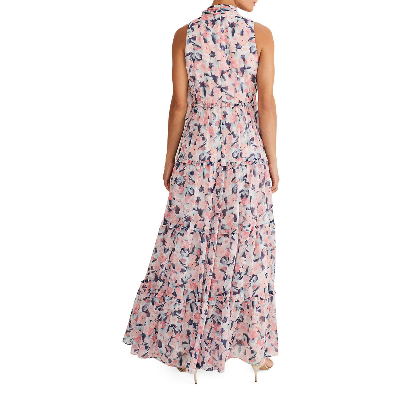 PHASE EIGHT Esme Floral High Neck Maxi Dress