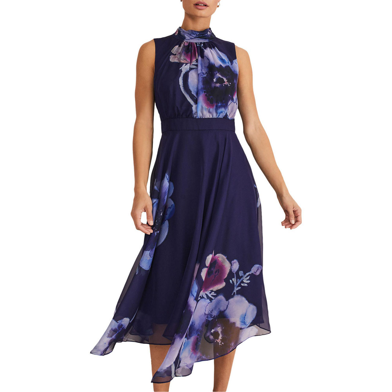 PHASE EIGHT Lucinda Floral Chiffon Dress