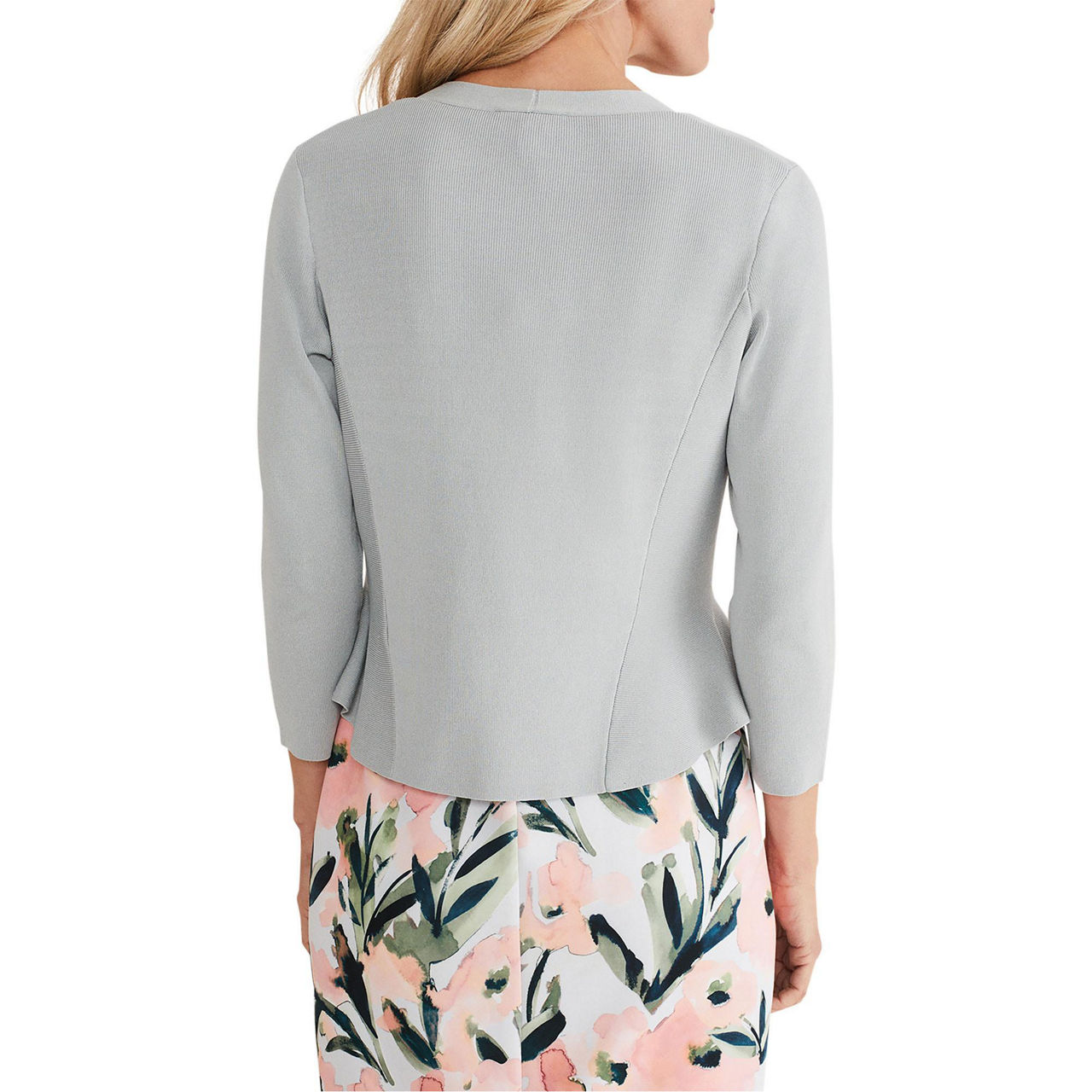 PHASE EIGHT Salma Flare Detail Knitted Jacket