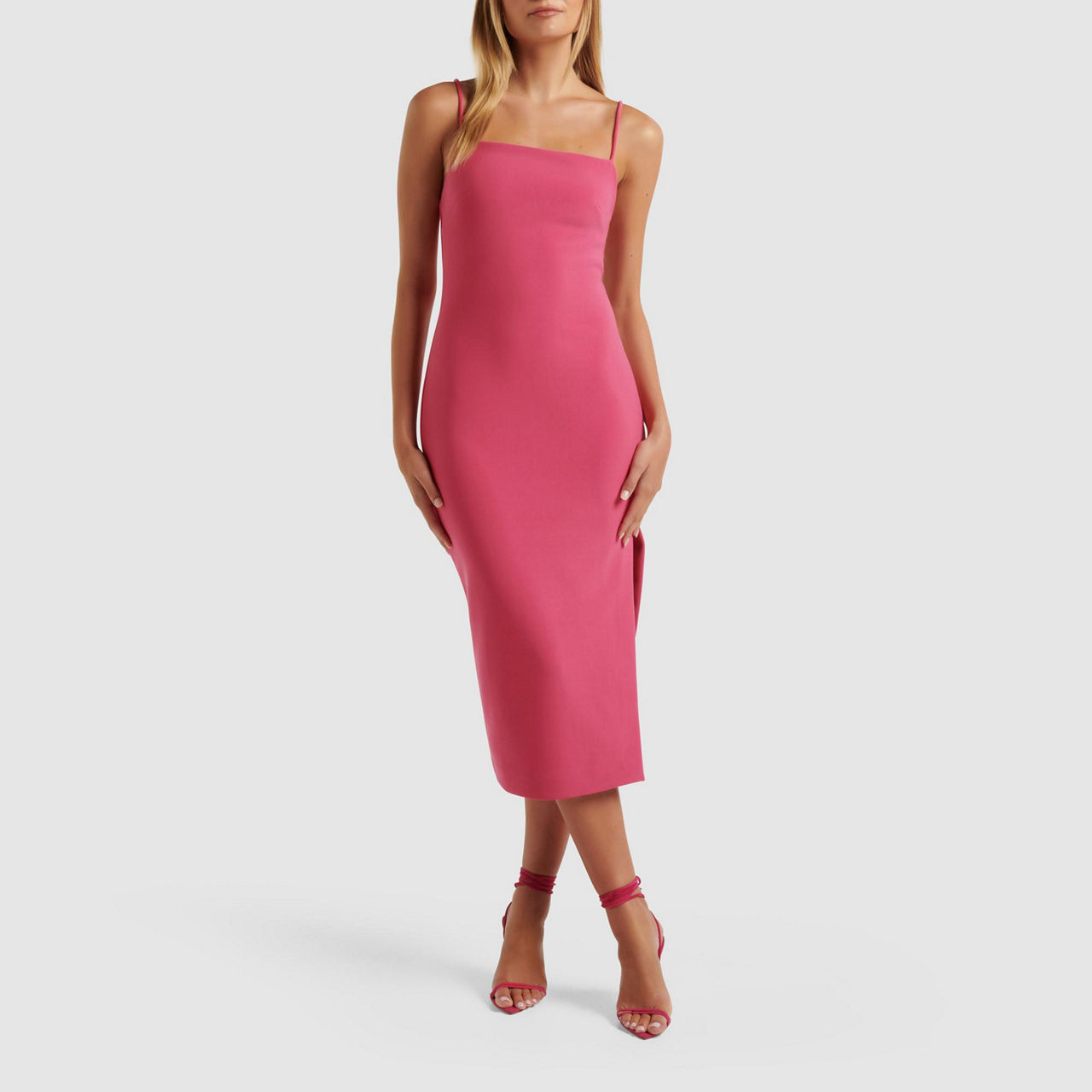 Alisandra Side Split Midi Dress
