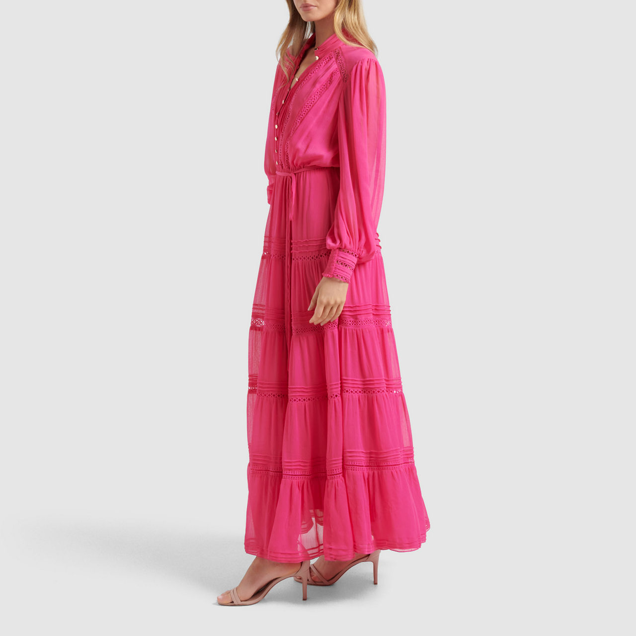 FOREVER NEW Juliette Trim Detail Midi Dress