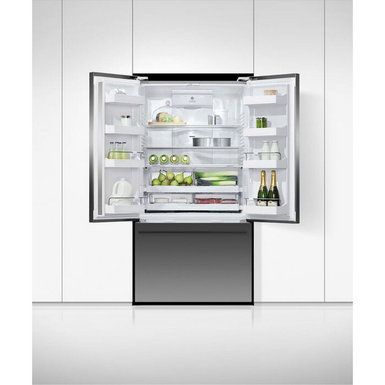 Freestanding French Door Refrigerator Freezer