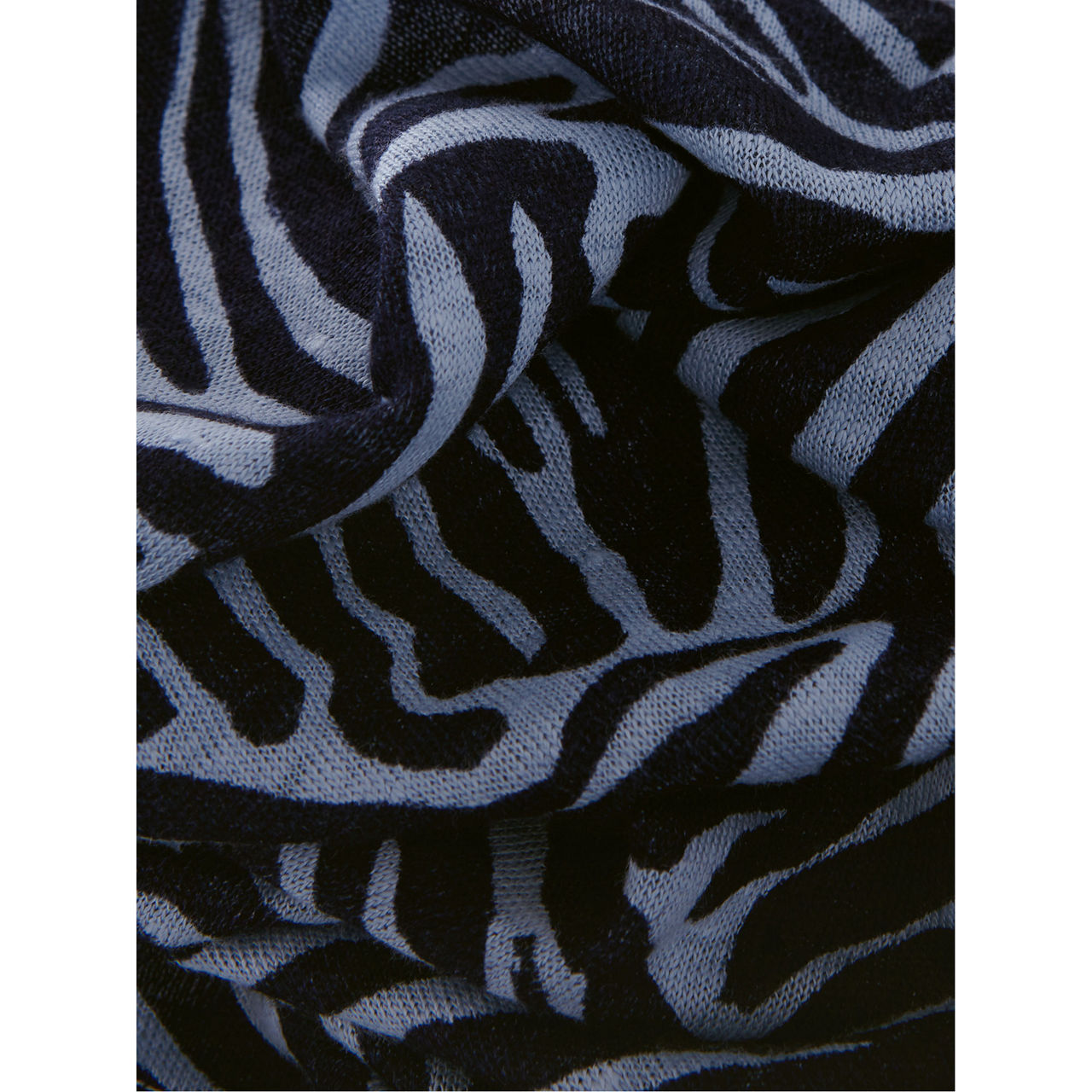 PHASE EIGHT Moire Zebra Print Linen Top