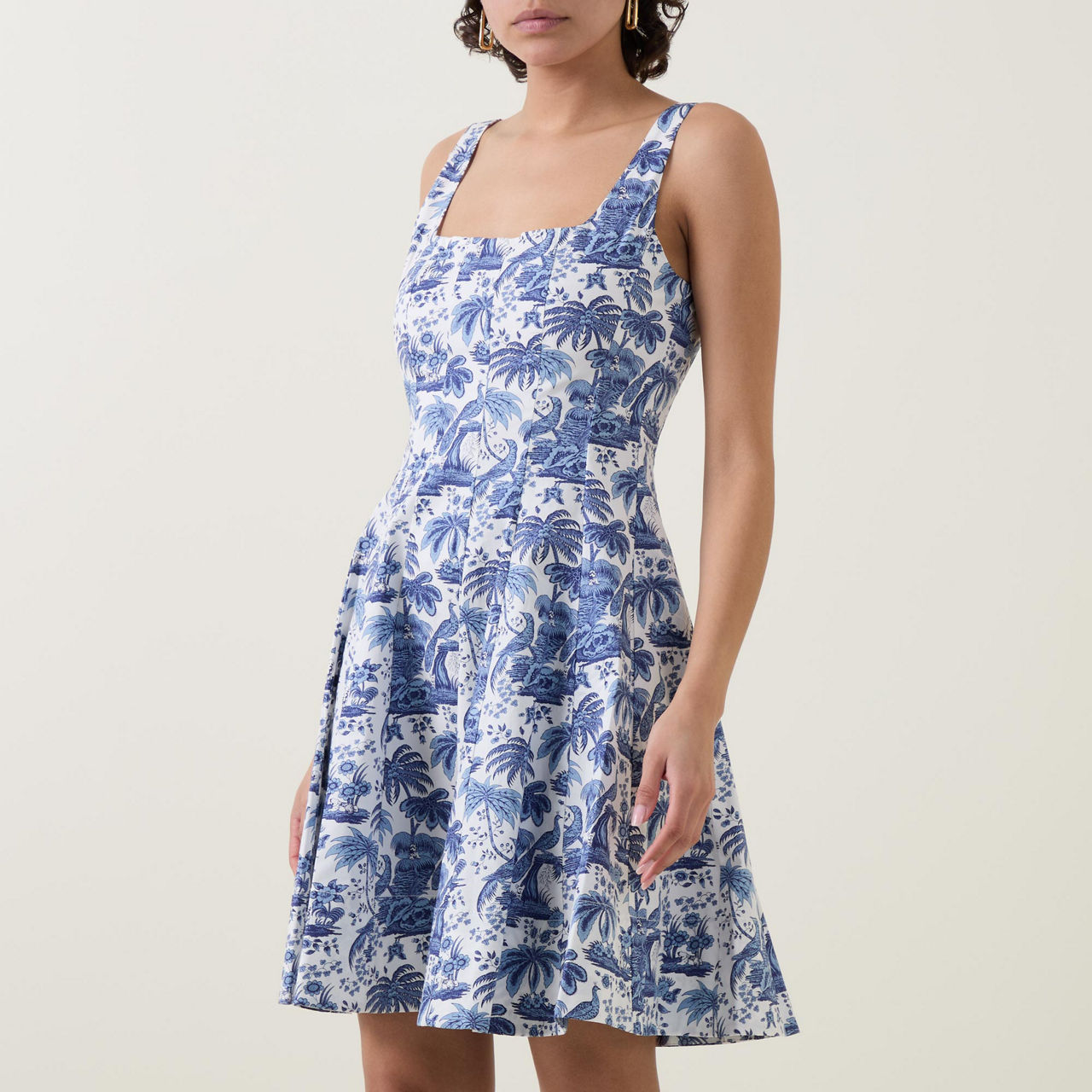 STAUD Wells Mini Dress