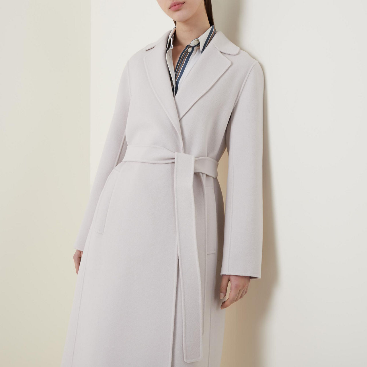 'S MAX MARA Pauline Belted Wool Wrap Coat