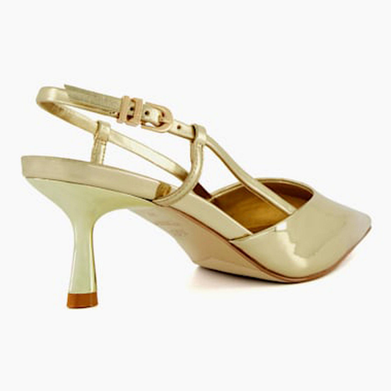 DUNE LONDON Classify Flare-Heel Slingback Court Shoes