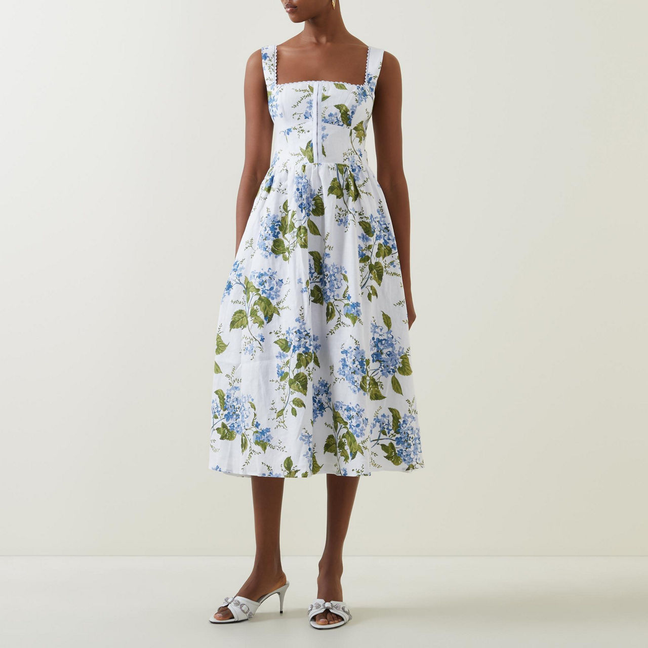 Reformation Tagliatelle Linen Dress
