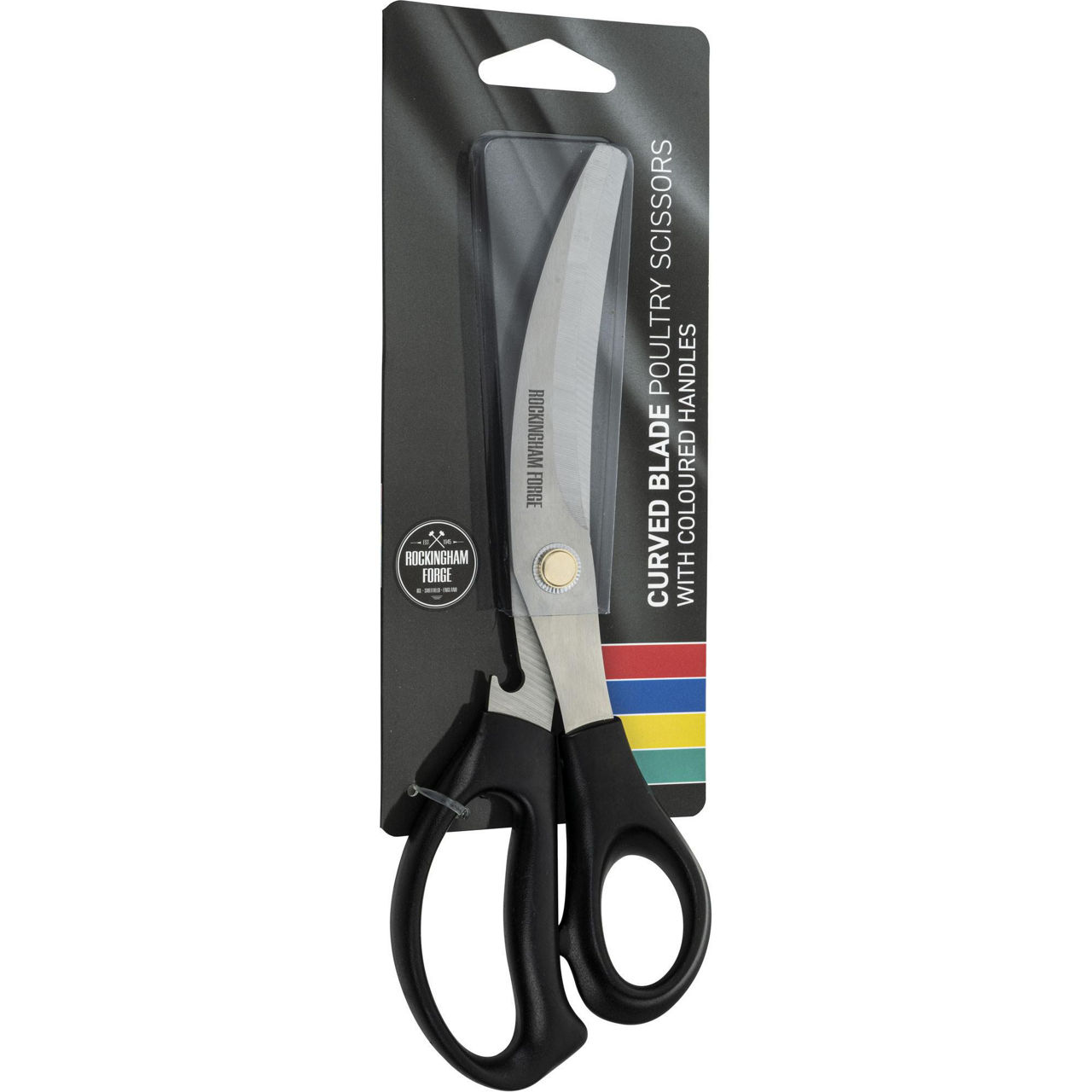 GRUNWERG Rockingham Forge 9" Poultry Scissors With Black Handles