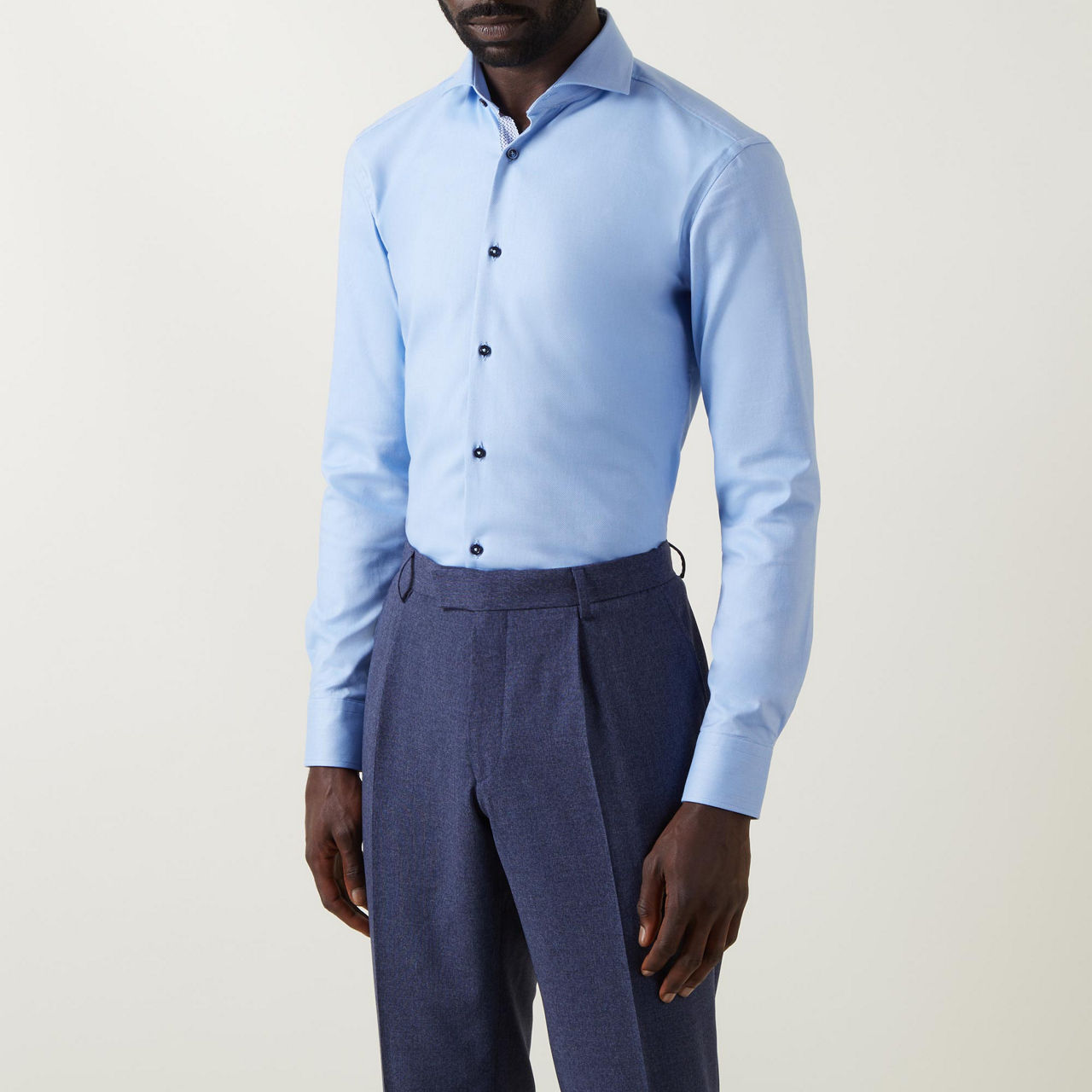 Hank Diagonal Stripe Placket Shirt