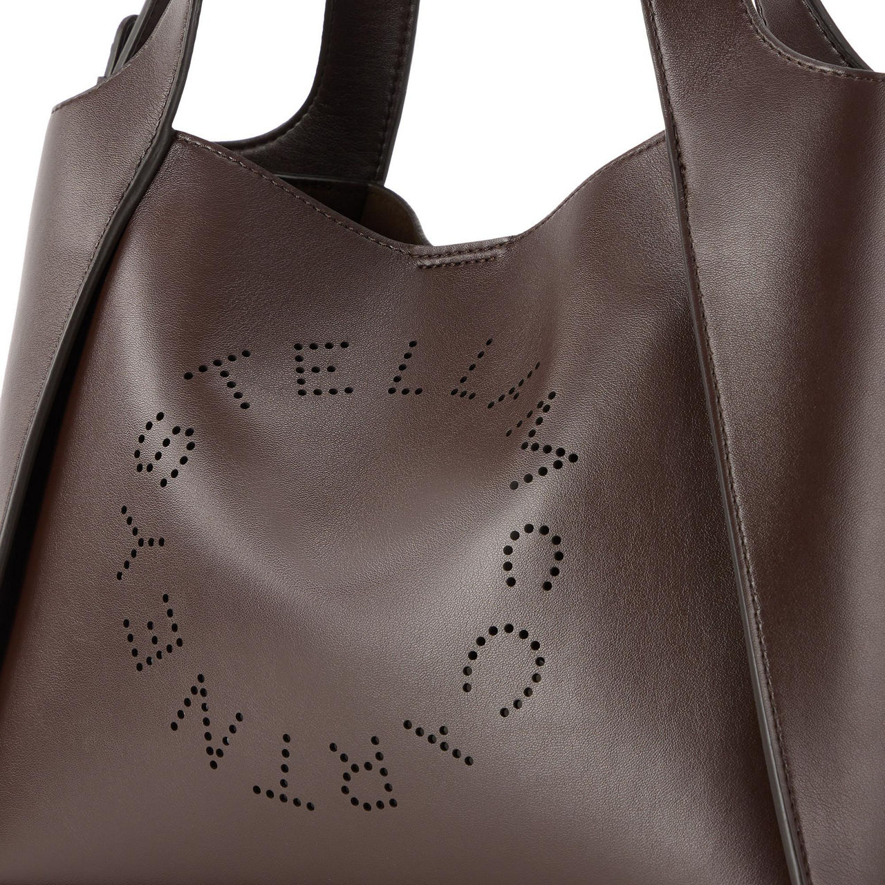 STELLA MCCARTNEY Logo Grainy Alter Mat Crossbody Bag