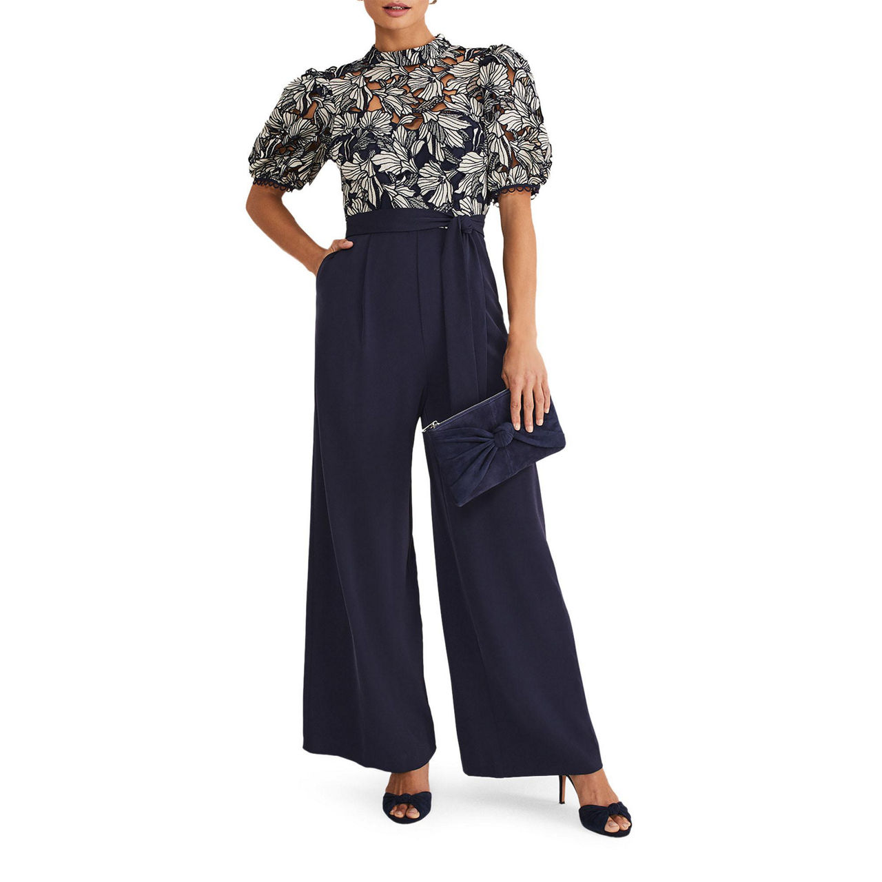 PHASE EIGHT Caitlyn Lace Jumpsuit