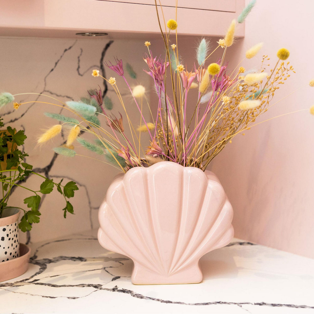 ELEANOR BOWMER Shell Vase - Pink