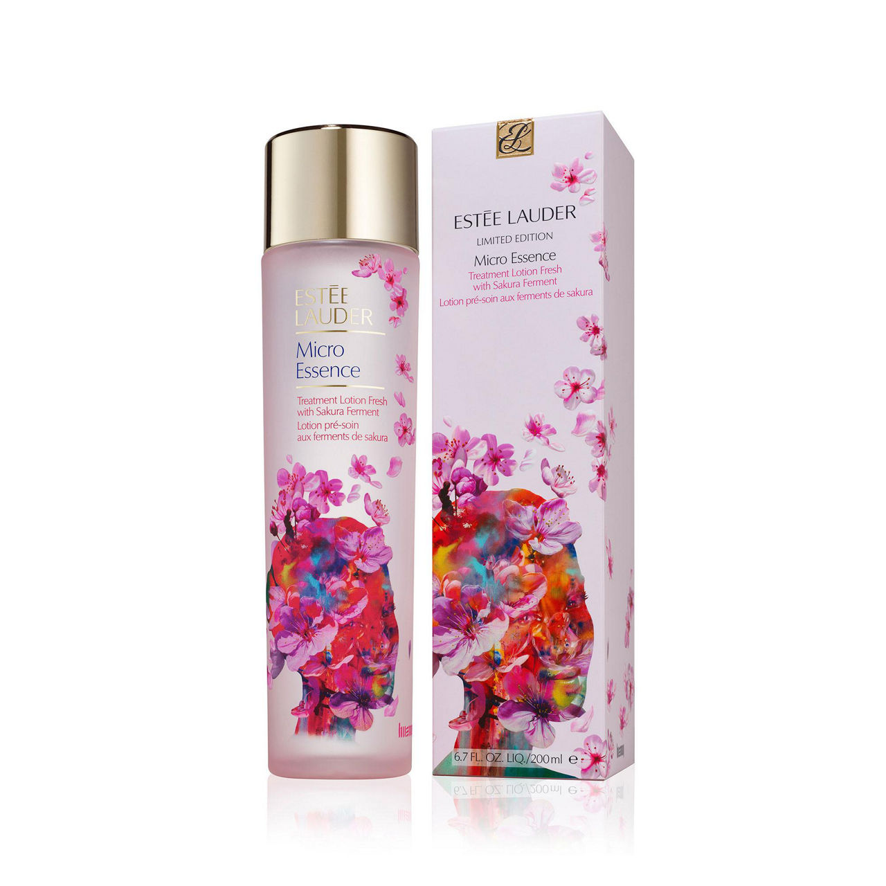 ESTEE LAUDER Limited Edition Micro Essence Treatment Lotion with Sakura ...